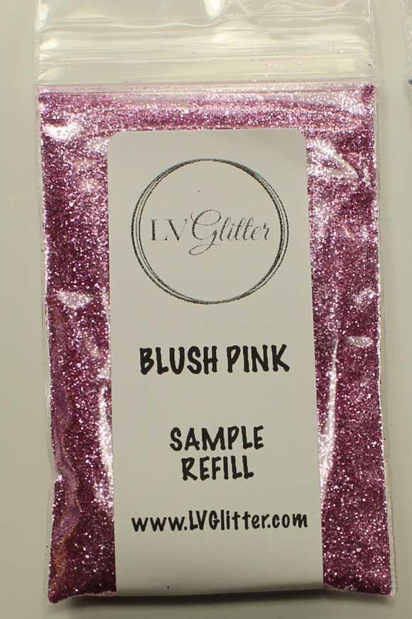 Blush Pink Metallic Ultra Fine Glitter Sample