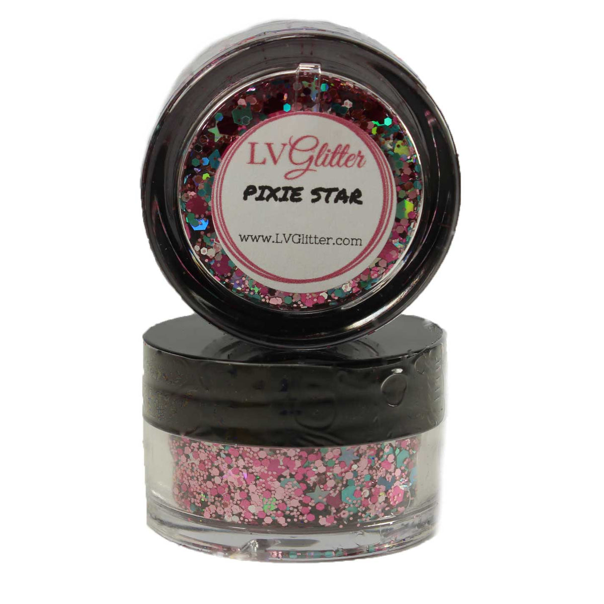 Pixie Star Pink Variety Chunky Mix Glitter Sample